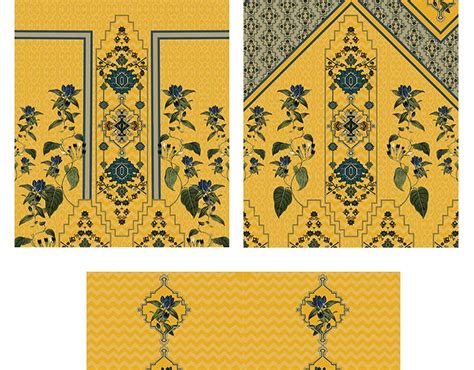 Sheeza Sheeza Tahir Digital Borders Design Textile Design Spider Art