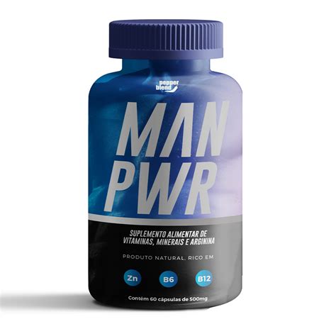 Man Pwr Suplemento Alimentar Masculino 60 Cápsulas Pepper Blend Sex