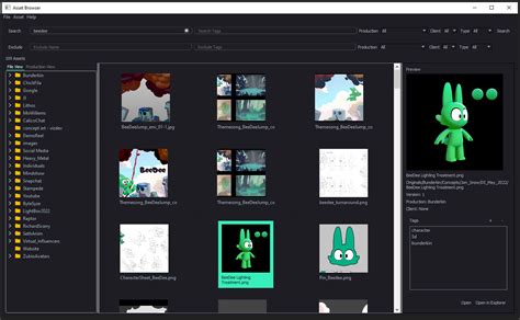Zubio Asset Browser Gabriel Reed