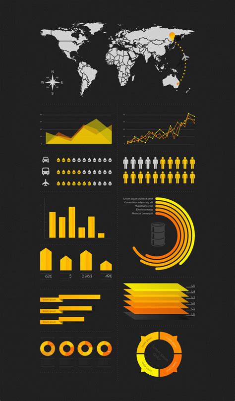 무료 인포그래픽 키트 및 템플릿의 모든 것 플래텀