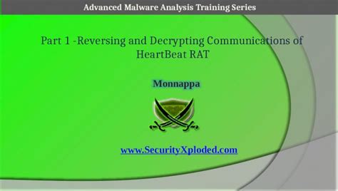 pptx part 1 reversing and decrypting communications of heartbeat rat