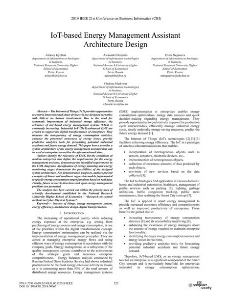 pdf iot based energy management assistant architecture design dokumen tips