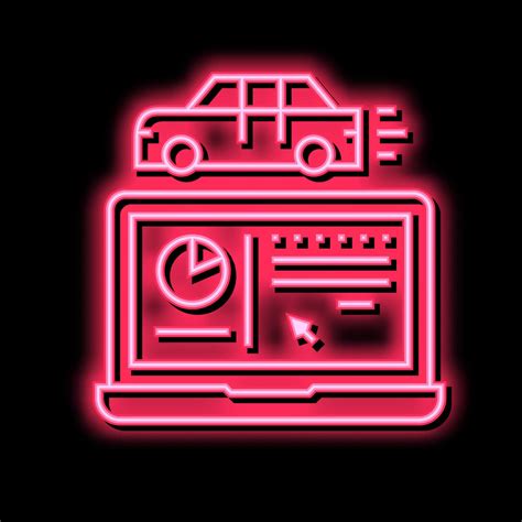 Car Test Computer Program Color Icon Vector Illustration 20526061