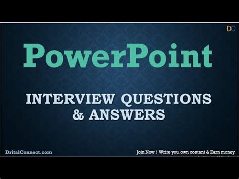 PowerPoint Interview Questions And Answers QuadExcel