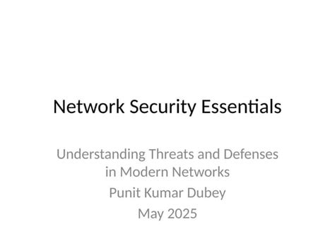 Networksecuritypresentation333333333333pptx