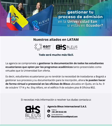 Llegamos A Latam Universidad Ean