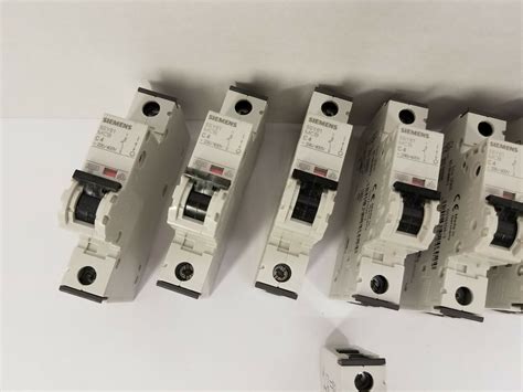 8 Siemens 5SY6104 7 MCB C4 Miniature Circuit Breaker 4A 230 400V 1 Pole