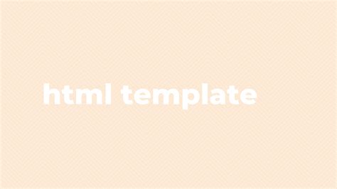 Solved Template In Html Sourcetrail