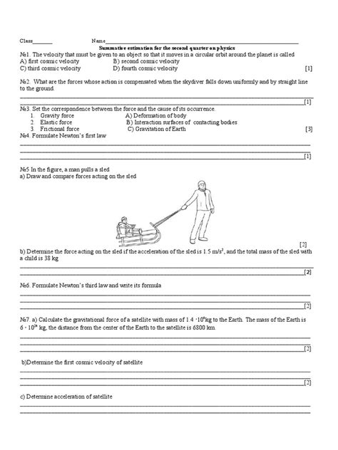 summative work for quarter 9 class pdf science and mathematics