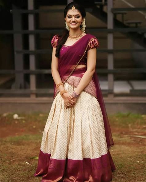 21 Half Saree Draping Styles For Modern Women