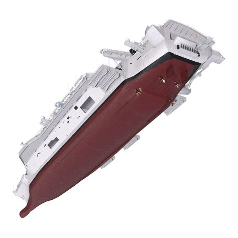 Papercraft Kit Uss Harry S Truman Aircraft Carrier 3d Paper Model