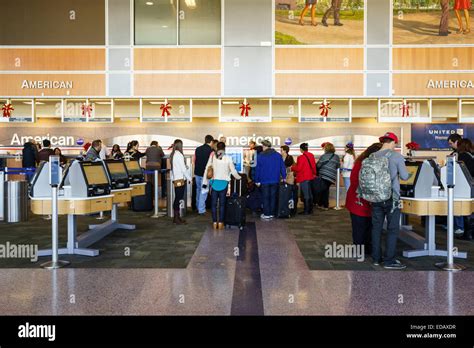 American Airlines Check In At Austinbergstrom International Airpor