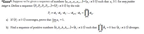 suppose we re given a sequence of numbers a1 a2
