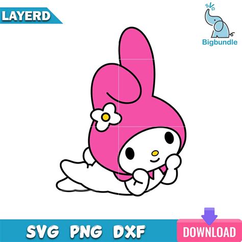 My Melody Svg Sanrio Svg Hello Kitty Svg Sg20062372 Bigbundlesvg