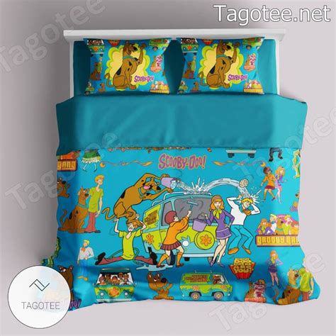 Scooby Doo Cartoon Pattern Bedding Set Tagotee