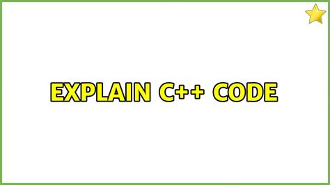 Explain C Code 3 Solutions Youtube