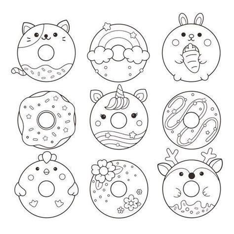 9 Free Printable Donut Coloring Pages Artofit