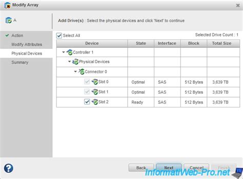 Changing The RAID Level Of A Logical Drive Using MaxView With The Adaptec SmartRAID I E