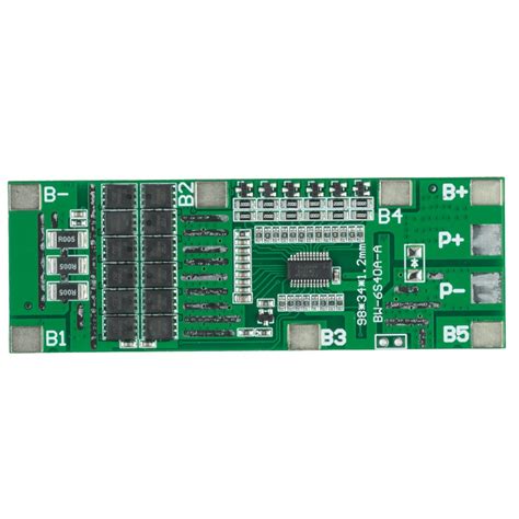 BMS, 6S, 40A, За Li-Ion батерии, Многоцветни - eMAG.bg