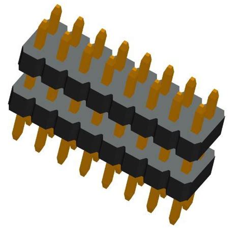 Auto Parts Board To Board Pcb Jack 1 00mm Pitch Pin Header Dip Type Connectors Connector And