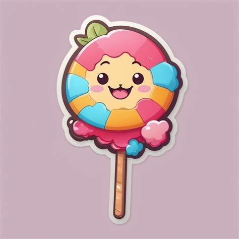 Premium Vector Candy Cartoon Vector Background