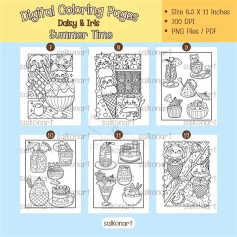 💗พิกัดภาพน่ารักระบายสีคลายเครียดกันค่ะ💗