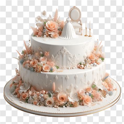 Ai 생성에 매혹적인 큰 분홍색과 흰색 꽃 케이크를 만드는 달콤한 사막 3d 렌더링의 현실적인 예술 Ai 생성에 매혹적인 큰 분홍색과 흰색 꽃 케이크를 만드는 달콤한 사막