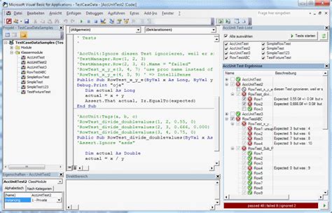 User Interface AccUnit