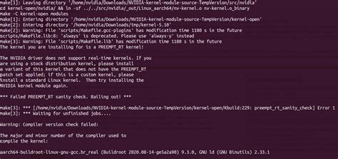build the real time kernel jetson agx orin nvidia developer forums