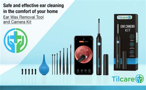 Ear Cleaning Kit With Ear Camera By Tilcare Smart Usb C Otoscope With Light For