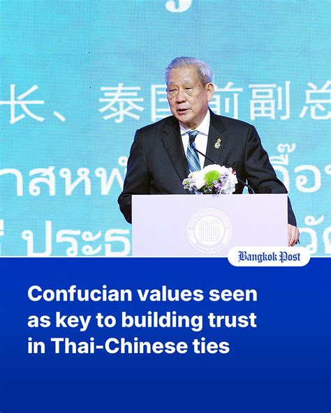 Bangkok Confucianism Is Gaining Recognition As A Bridge For Trust And