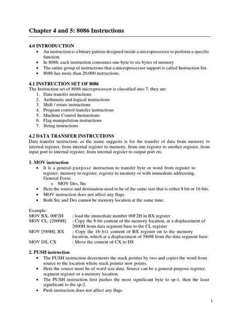 chapter 4 and 5 microprocessor pdf central processing unit bit