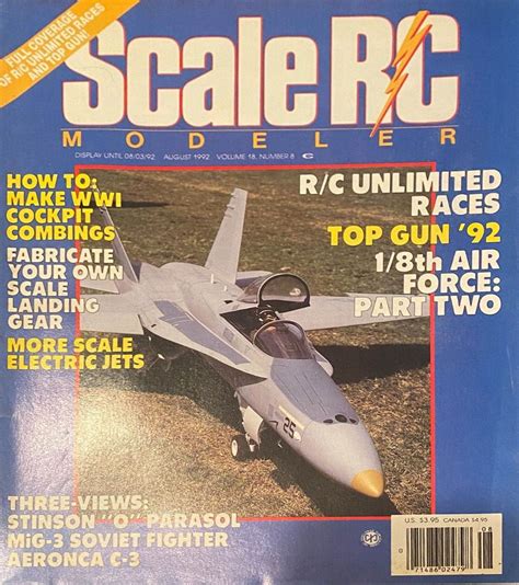 Scale R C Modeler August How To Make WWI Cockpit Combing