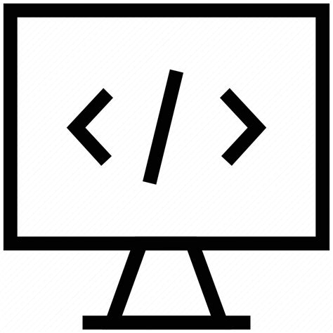 Browser Coding Html Hypertext Programming Web Ui Icon Download