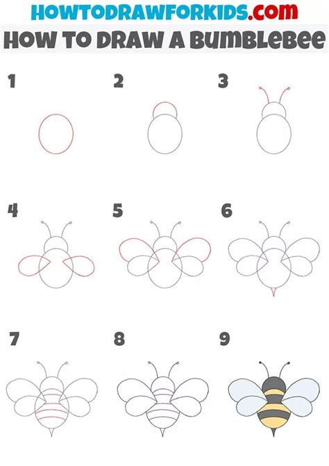 How To Draw A Bumblebee In Bee Drawing Bumblebee Drawing Bee Painting