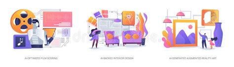 Ai Generated Art Abstract Concept Vector Illustrations Stock Vector Illustration Of Flat