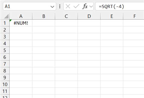 How To Calculate Square Root Of A Negative Number In Excel Myexcelonline