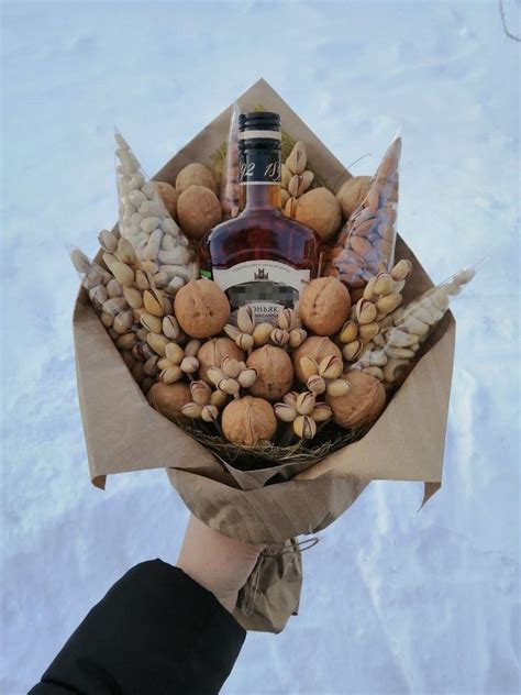 Съедобный букет Букет из орехов