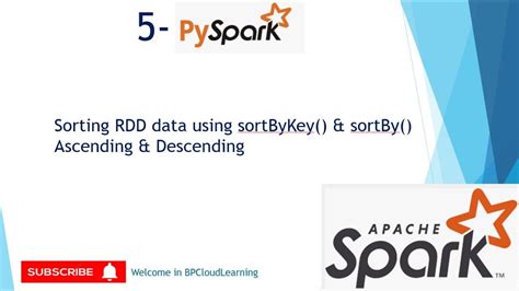 5 Sorting Data From Rdd In Pyspark In Hindi Youtube