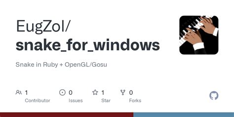Github Eugzol Snake For Windows Snake In Ruby Opengl Gosu