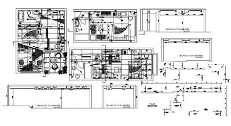 Construction Units Drawings Blocks Detail 2d View Autocad File Cadbull