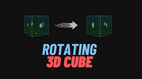 Pure Css Cube Animation Using Html And Css Youtube