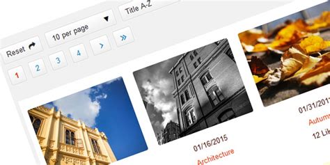 Jplist Jquery Data Grid Pagination Controls By No81no Codester