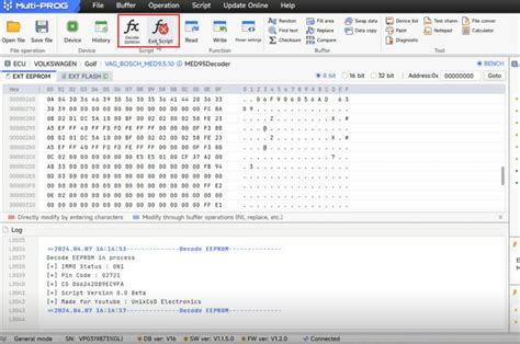 How To Make First Script With Xhorse Multi Prog
