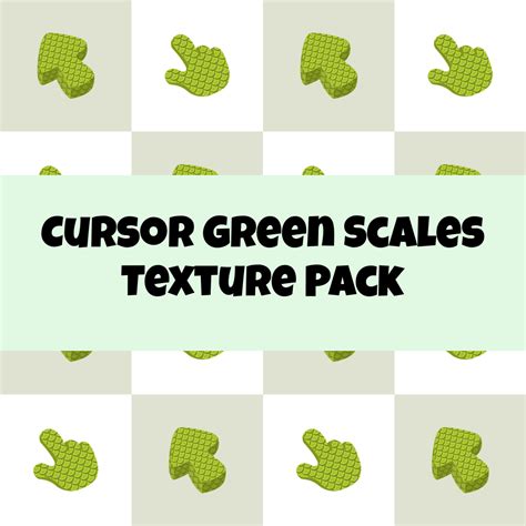 Custom Cursor Cursor Green Scales Texture Pack For Chrome Cursor Space