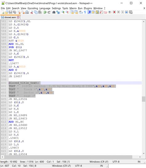 Disassembling My Old Code From 1988 Part 2 Amstrad Noob