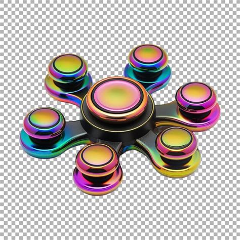 Colorful Fidget On Transparent Background Ai Generated Premium AI Generated PSD