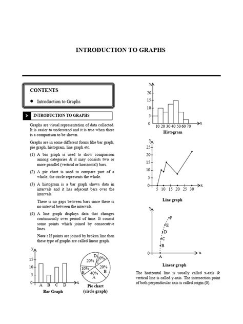 Introduction To Graphs Pdf Cartesian Coordinate System Analytic Geometry