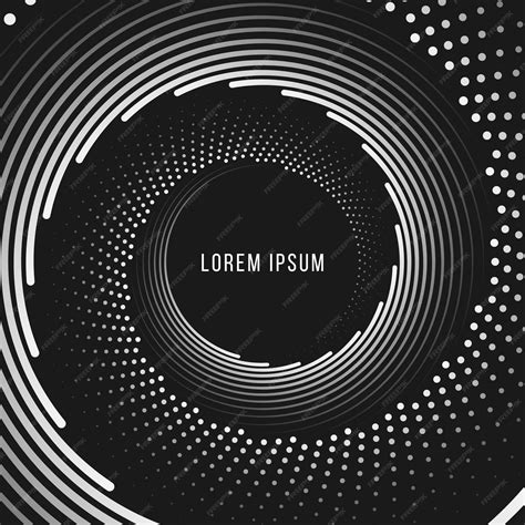 Premium Vector Halftone Gradient Dots In Circle Form Round Gradient Logos