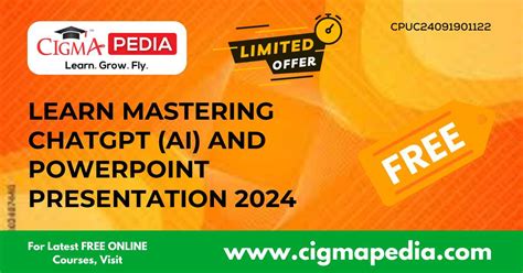 Learn Mastering Chatgpt Ai And Powerpoint Presentation 2024 Free